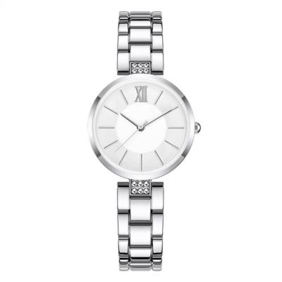 China Quartz Movement Stainless Steel Belt Watch Diamond Metal Mesh Watch Band for sale