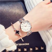 China Quartz Movement Stainless Steel Belt Watch Diamond Metal Mesh Watch Band for sale
