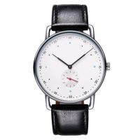 China OEM Retro Style Mens Digital Watches 40mm Case Size Leather Sport Watch Bands for sale
