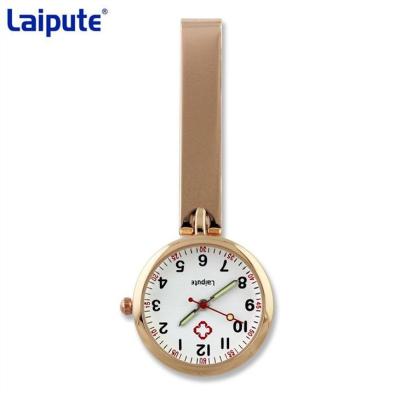 China Round Dial Nurses Clip On Fob Watch Pin Buckle Chest Watch For Nurses for sale