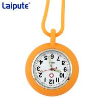 China Laipute Nurses Digital Fob Watch Halterneck Silicone Nurse Watch Quartz Movement for sale
