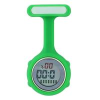 China Silicone Strap Brooch Watches For Nurses Dustproof Eco Friendly Portable for sale