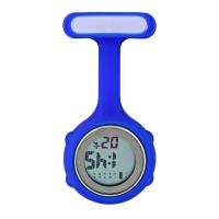 China Silicone Strap Brooch Watches For Nurses Dustproof Eco Friendly Portable for sale