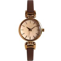 China 3ATM Waterproof Ladies Leather Strap Watches Luxury Leather Strap Female Watches for sale