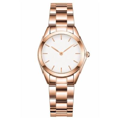 China Quartz Movement Women Stainless Steel Watches 40mm Electroplating Case for sale
