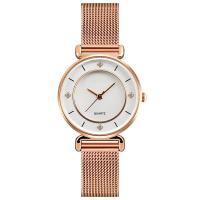 China Simple and fashionable women's watch with diamond quartz watch creative  watch for sale