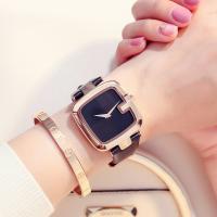 China Buckle Clasp Small Square Watch Women'S Quartz Watch Waterproof 3atm OEM for sale
