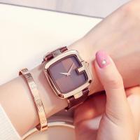 China Buckle Clasp Small Square Watch Women'S Quartz Watch Waterproof 3atm OEM for sale