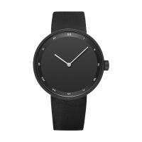 China Seamless Strap Ultra Thin Quartz Watch Leather Watch For Men for sale