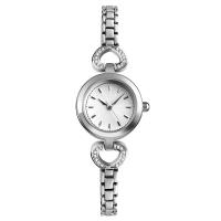 China Fine Grinding Stainless Steel Quartz Wrist Watch Diamond Encrusted Dial for sale