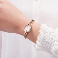 China Fine Grinding Stainless Steel Quartz Wrist Watch Diamond Encrusted Dial for sale
