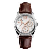 China Customized Service Stainless Steel Quartz Wrist Watch Buckle Clasp Type Waterproof for sale