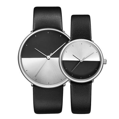 China 7mm Thick PU Belt Or Genuine Leather Watch 3ATM With Sapphire Crystal Glass for sale