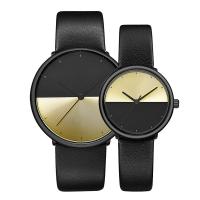 China 7mm Thick PU Belt Or Genuine Leather Watch 3ATM With Sapphire Crystal Glass for sale
