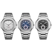 China 23mm Stainless Steel Quartz Wrist Watch 3ATM Water Resistance Time Display for sale