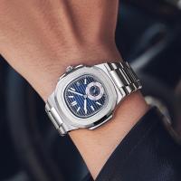 China 23mm Stainless Steel Quartz Wrist Watch 3ATM Water Resistance Time Display for sale