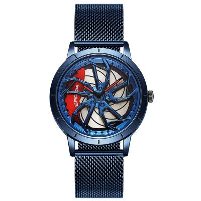 China 3ATM Stainless Steel Quartz Watch 13mm Case Thickness Water Resistance for sale