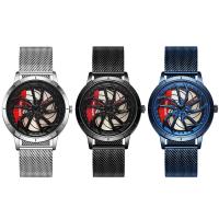 China 3ATM Stainless Steel Quartz Watch 13mm Case Thickness Water Resistance for sale