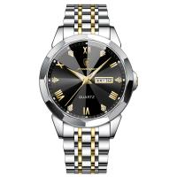 China Silvery Quartz Wristwatch Water Resistance 3ATM Time Display Function Available for sale