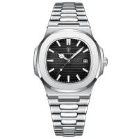 China Band Width 20mm Stainless Steel Quartz Wrist Watch Time Display Option Weighs 135g for sale
