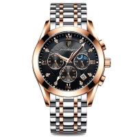 China Stainless Steel Quartz Wrist Watch with 43mm Case Diameter and Quartz Movement for sale