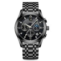China Stainless Steel Quartz Wrist Watch with 43mm Case Diameter and Quartz Movement for sale