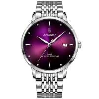 China 135g Weight Stainless Steel Quartz Wrist Watch with Pointer Display for sale