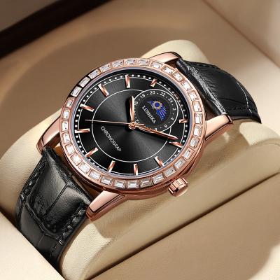 China Stainless Steel Bezel Quartz Battery Wristwatches With Customize Dial And Buckle Clasp for sale
