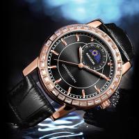 China Stainless Steel Bezel Quartz Battery Wristwatches With Customize Dial And Buckle Clasp for sale