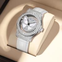 China Black Band Quartz Battery Wristwatch featuring Stainless Steel Bezel for sale