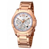 China Quartz Stainless Steel Watch Water Resistant Threeeye Luminous 10mm for sale