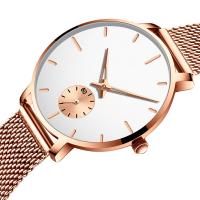 China OEM Simple Wrist Watches For Ladies 2needle 33mm Diameter Zinc Alloy Case for sale