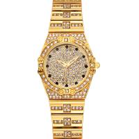 China 10bar Waterproof Silver Diamond Watch Womens , PC21 White Gold Diamond Watch for sale