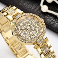 China 10bar Waterproof Silver Diamond Watch Womens , PC21 White Gold Diamond Watch for sale