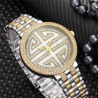 China 10bar Waterproof Silver Diamond Watch Womens , PC21 White Gold Diamond Watch for sale