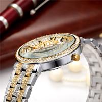 China 10bar Waterproof Silver Diamond Watch Womens , PC21 White Gold Diamond Watch for sale