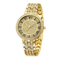 China 10bar Waterproof Silver Diamond Watch Womens , PC21 White Gold Diamond Watch for sale