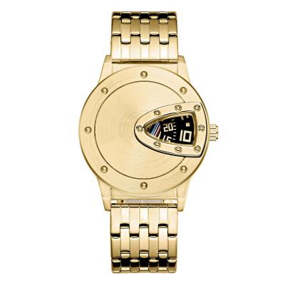 China Mirror Edge Personalised Engraved Mens Watches Alloy Man Watches for sale