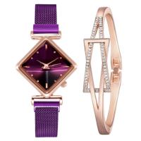 China 3Bar Waterproof Ladies Watch And Bracelet Gift Set ODM Availbale for sale