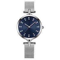 China 3ATM Waterproof Genuine Diamond Quartz Watch Vacuum Electroplating Skinfriendly for sale