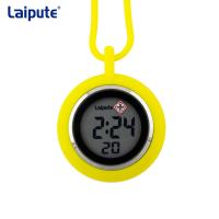 China Plexiglass Nurses Clip On Fob Watch 10.5mm Thickness Silicone Material for sale