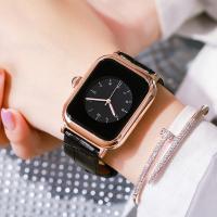 China Square Shape Women Quartz Wrist Watch Wearproof Antiscratch 64g for sale