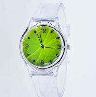China Plastic Sport Watch Transparent Strap 40mm Dial ODM Available for sale