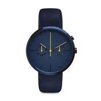 China chronograph Matte Black Wrist Watch ROHS Approved 5atm Waterproof for sale