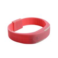 China Unisex Analog Digital Sports Watch Silicone Strap ODM Digital Wristband Watch for sale