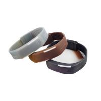 China Unisex Analog Digital Sports Watch Silicone Strap ODM Digital Wristband Watch for sale
