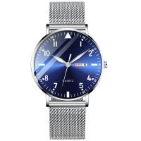 China Bilayer Multifunction Watch Stainless Steel Back Bracelet Watch 6mm Thickness for sale