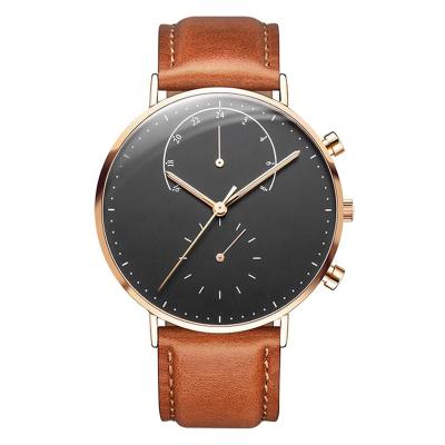 China 316l Stainless Steel Quartz Wrist Watch , 36mm Wristwatch With Vibrating Alarm for sale