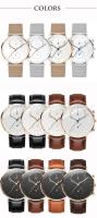 China 316l Stainless Steel Quartz Wrist Watch , 36mm Wristwatch With Vibrating Alarm for sale