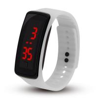 China Led Light Bracelet Children Watch Silicone Rubber Wristband Watch for sale